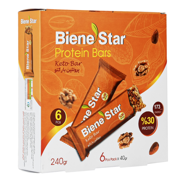 خرید پروتئین بار کتو بین استار | دیجی نفیس